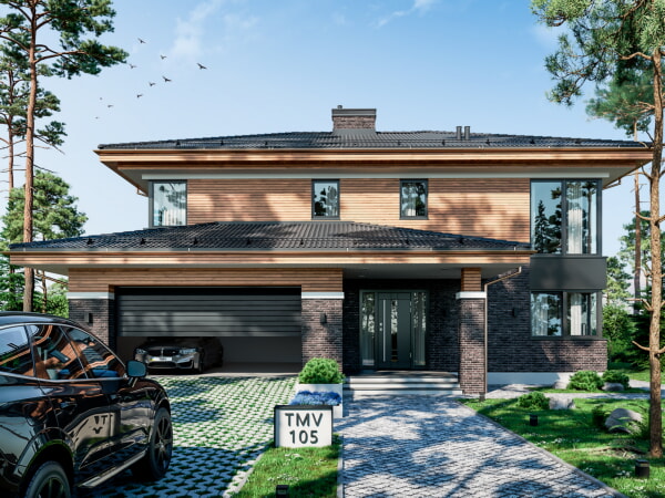 House projects: cottage projects, house project, ready-made house ...